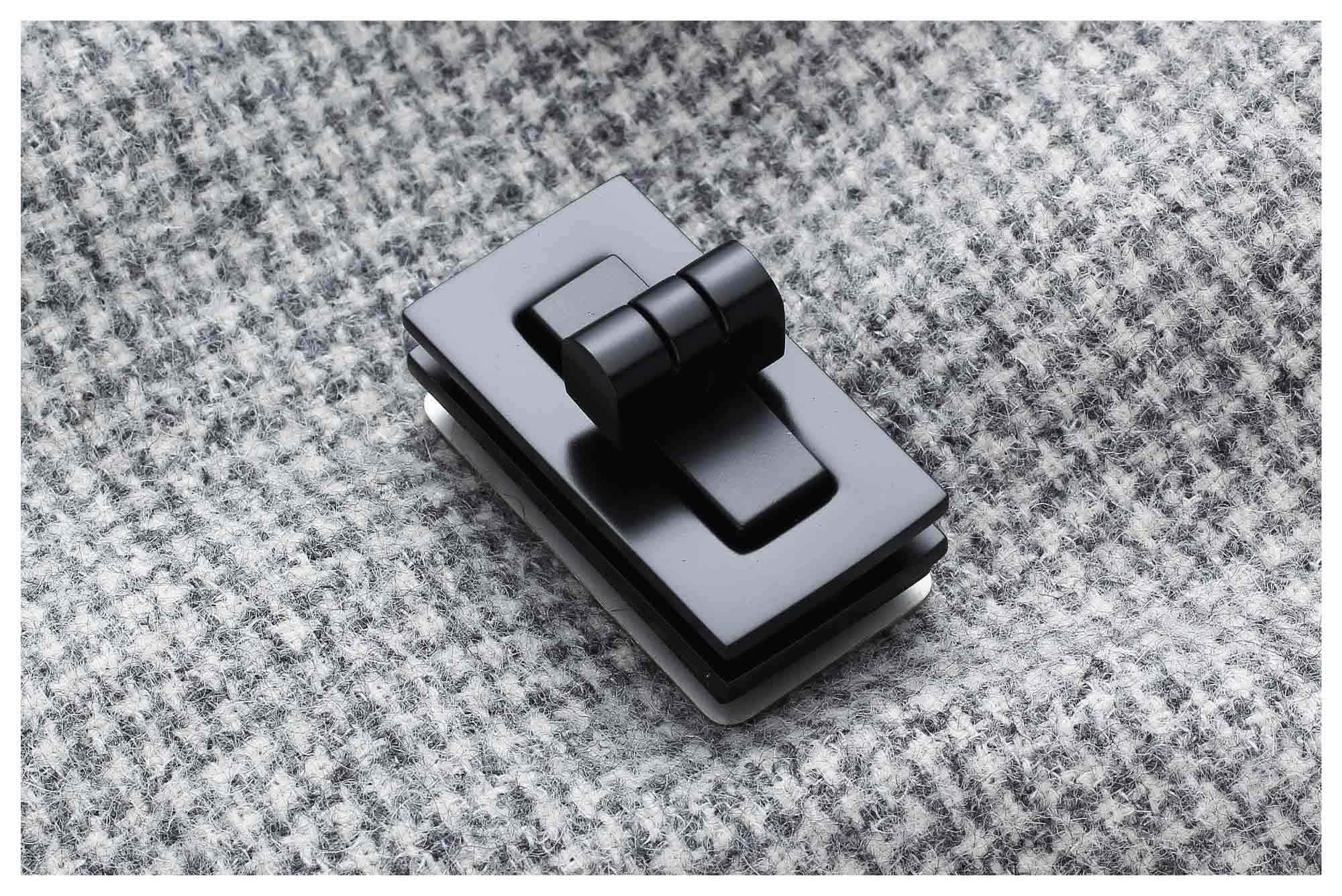 Black Rectangle Turn Lock – Made on Jupiter