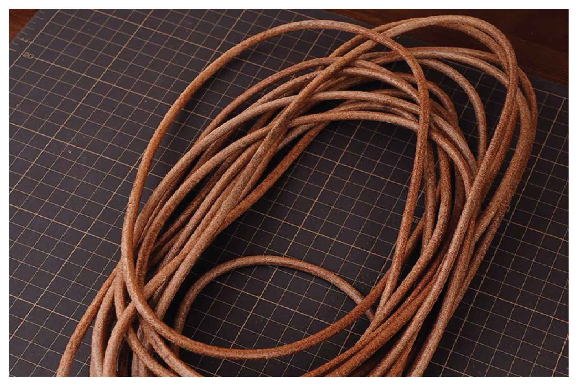 Vegetable Tanned Leather String – Made on Jupiter