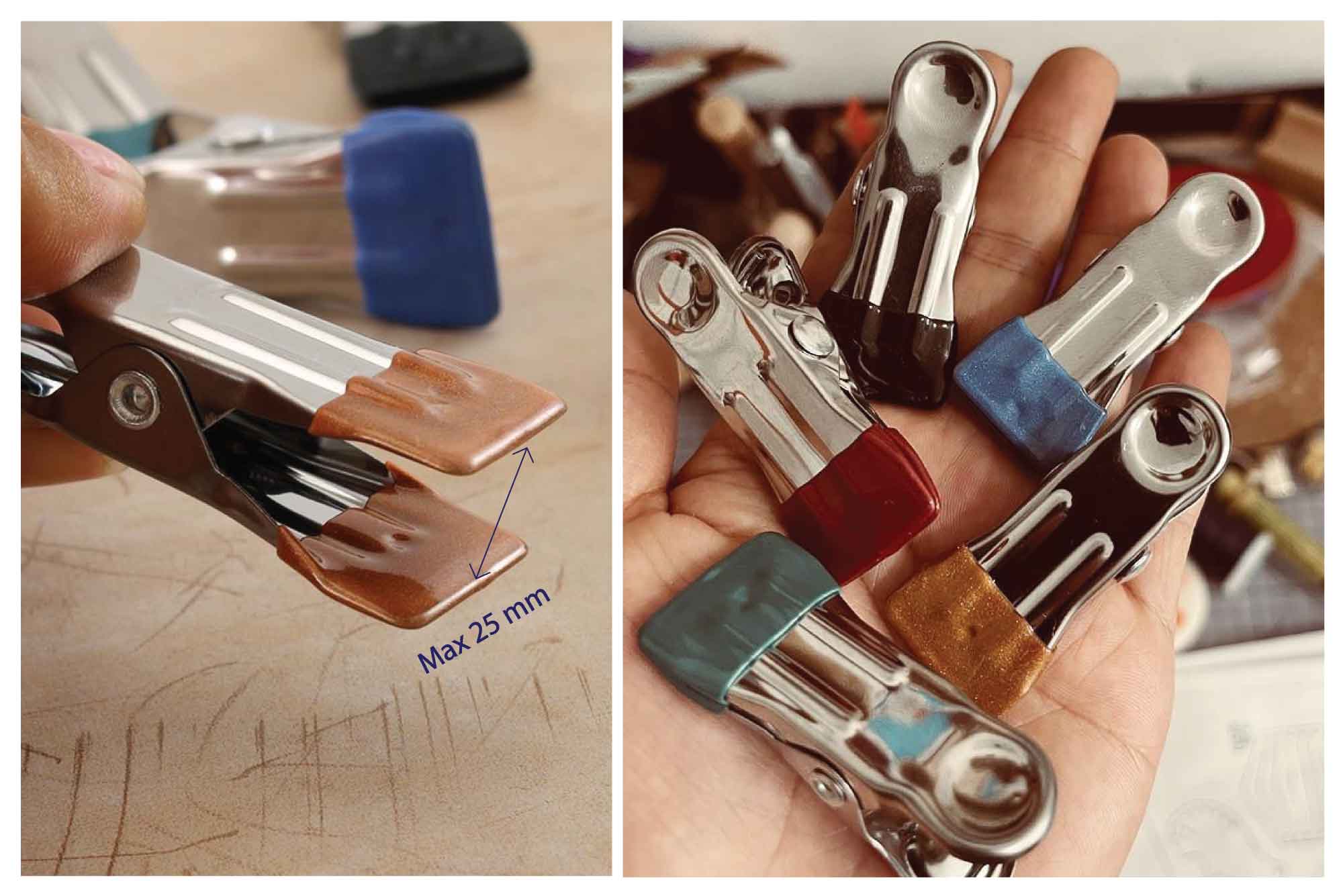 Leather Spring Clamps – Made on Jupiter