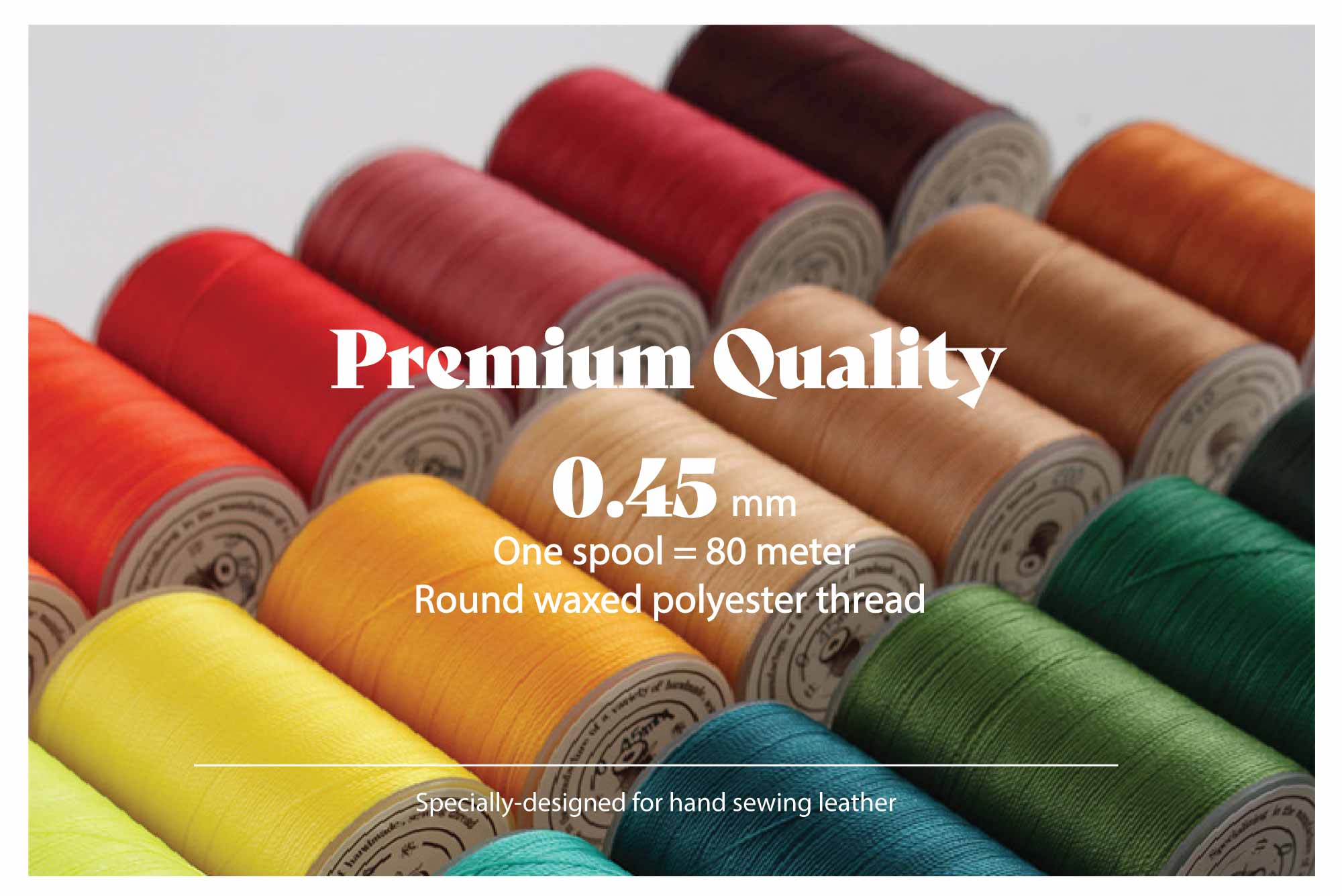 0.45mm Waxed Polyester Thread – Made on Jupiter